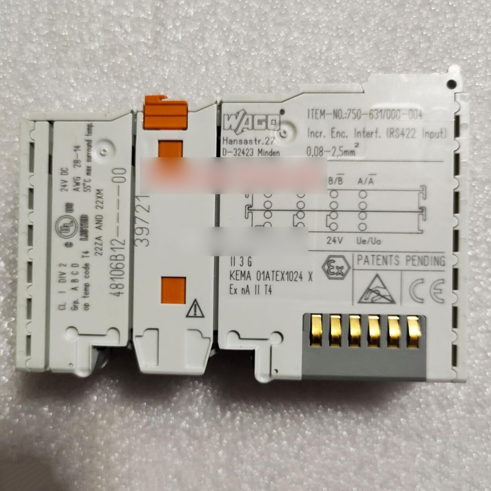 Used For WAGO 750-631/000-004 Module | eBay