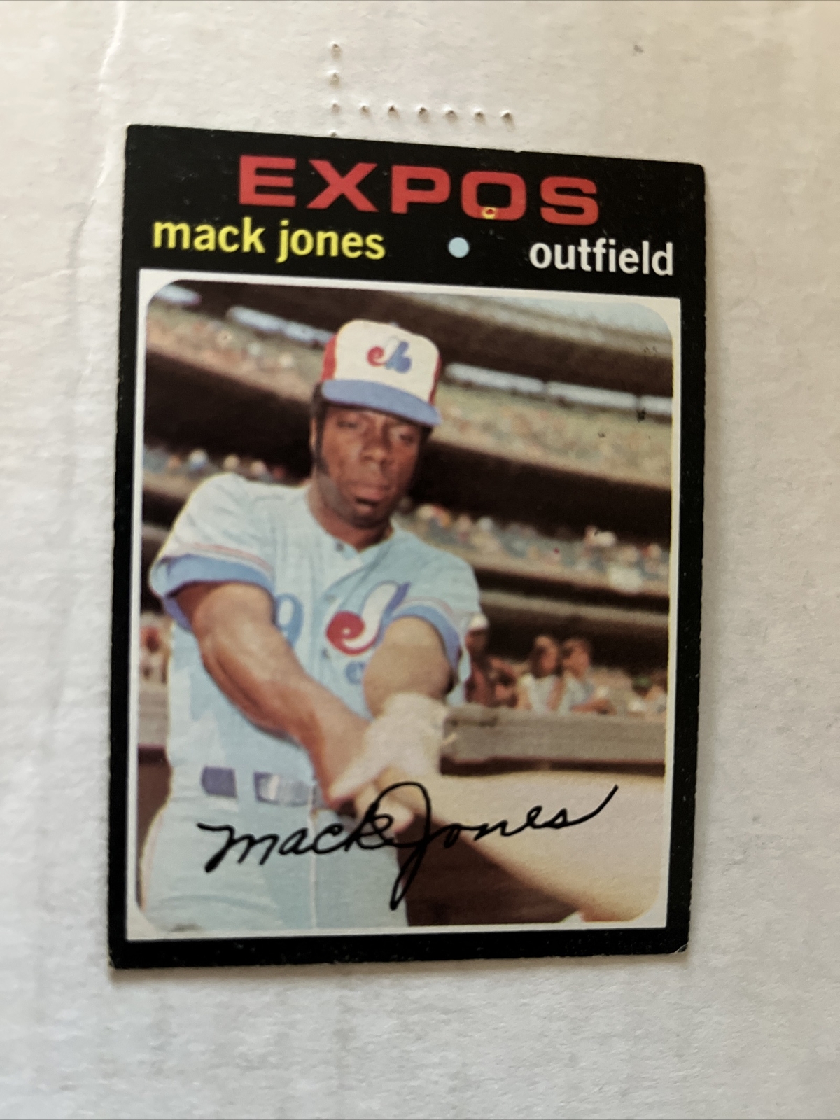 1971 Mack Jones Toronto Expos Topps Baseball Card #142 | eBay