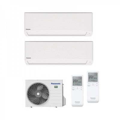 CLIMATIZZATORE PANASONIC DUAL SPLIT R32 MULTI TZ 12000+12000 BTU CU ...