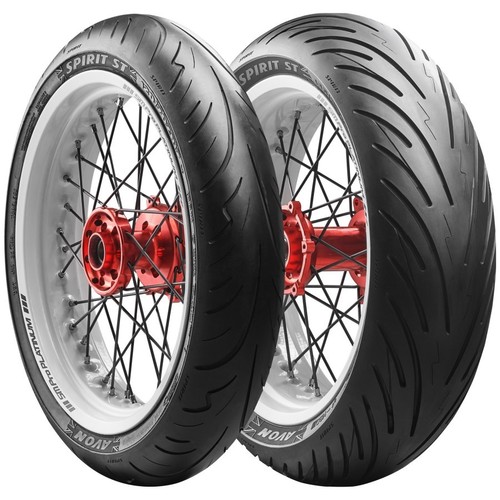 Motorcycle Tyres Avon Spirit ST 120/70 ZR17 58W & 150/70 ZR17 69W TL ...