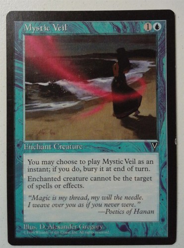 Mystic Veil *Common* Magic MtG x1 Visions MP | eBay