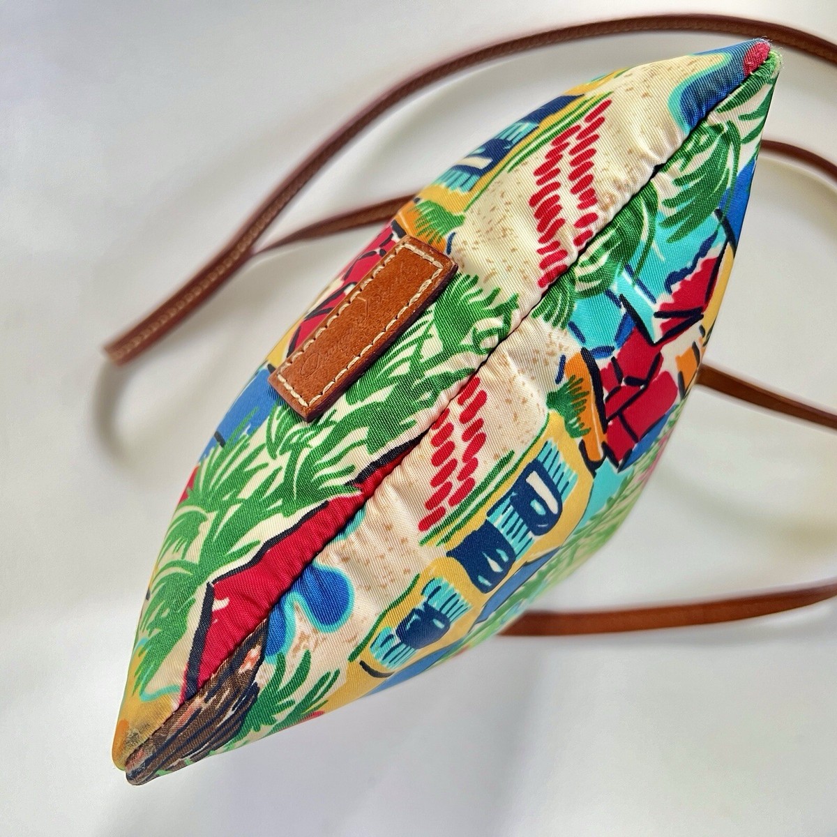 Dooney and Bourke Tropical Island Triple Zip Crossbody Bag Dooney and Bourke Tropical Island Triple Zip Crossbody Bag