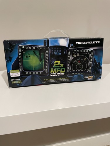 THRUSTMASTER 2x MFD COUGAR PACK OF 2 MULTIFUNCTIONAL USB COCKPIT PANELS ...