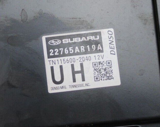 2021 SUBARU OUTBACK ECU ECM ENGINE COMPUTER 2.5L CVT OEM P/N 22765AR19A ...