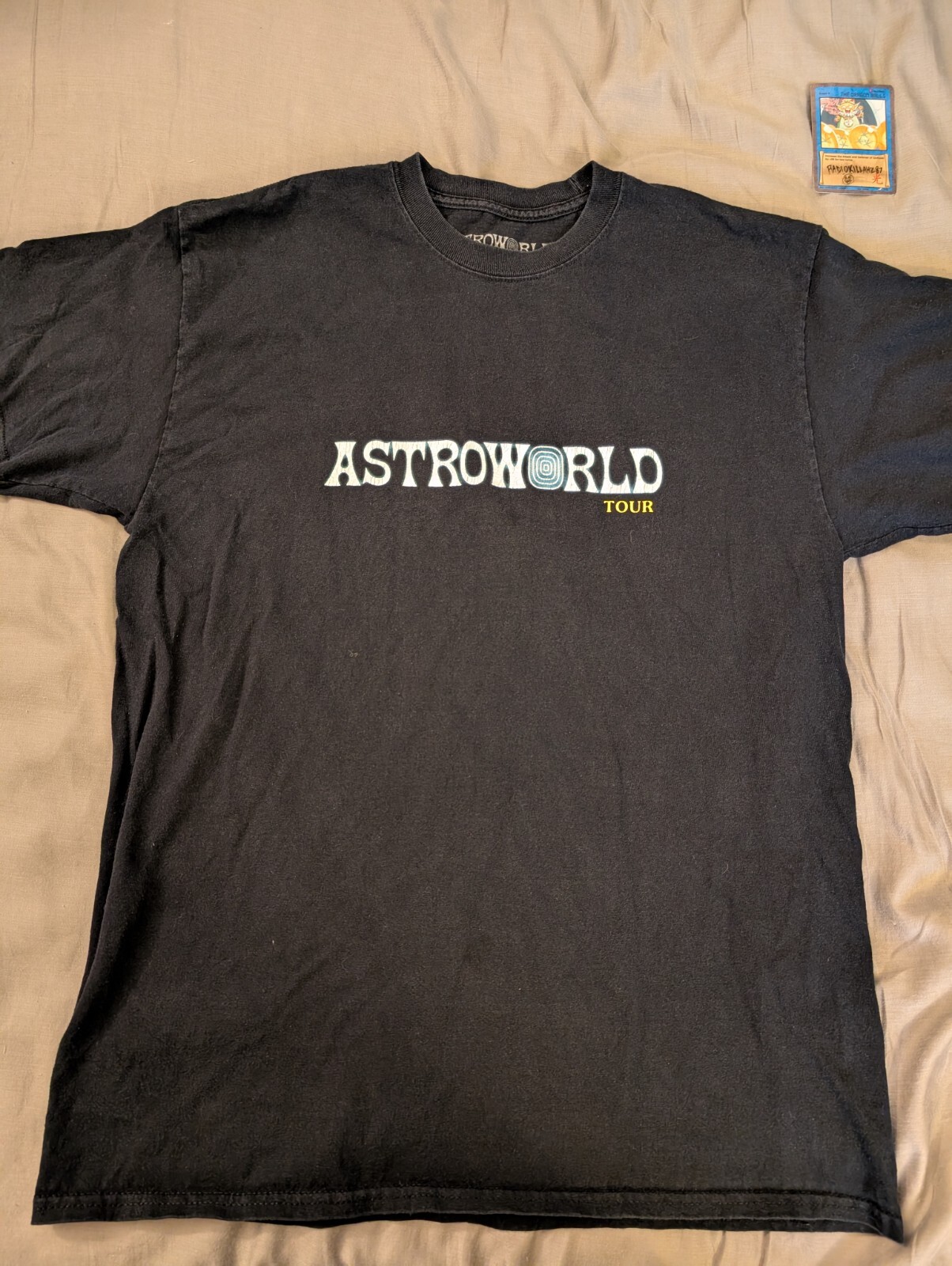 Travis Scott Astroworld Tour Tee Black Men's Size Med… - Gem