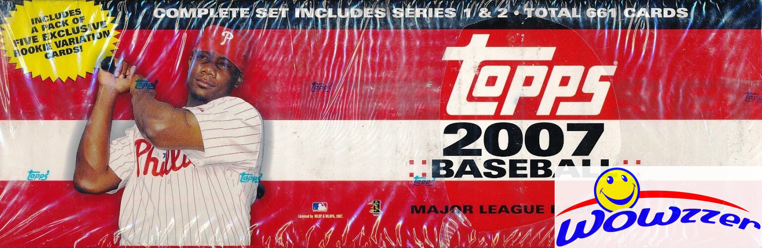 2007 Topps Baseball MASSIVE Complete 666 Card Retail Factory Set-5 ...