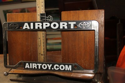 Plastic License Plate Frame Airport Scion Airtoy | eBay