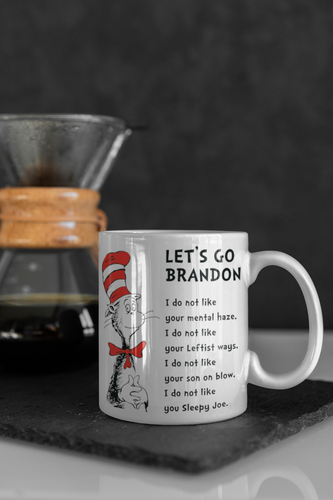 LET’S GO BRANDON MUG DR SEUSS ANTI BIDEN MUG 11 OUNCE COFFEE CUP FUNNY ...