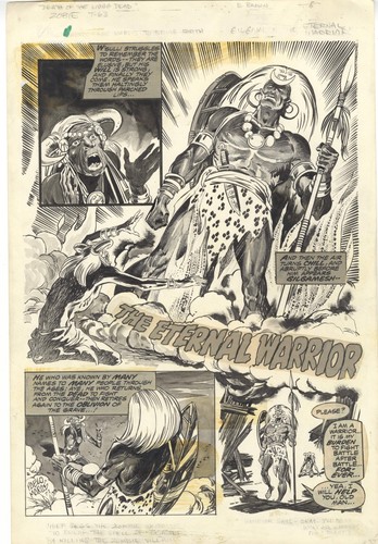 Marvel Preview # 12 pg 35 by Bob Brown Half Splash | eBay