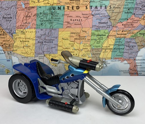 SHIPS SAME DAY 2005 Playmates TMNT Combat Cruisers LEONARDO Motorcycle ...