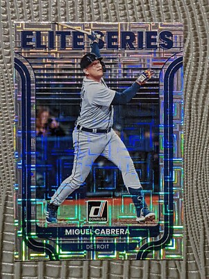 2022 Donruss Miguel Cabrera Elite Series Vector Parallel | eBay