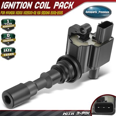 Ignition Coil for Kia Sedona 02-05 Hyundai XG300 XG350 V6 3.0L 3.5L ...
