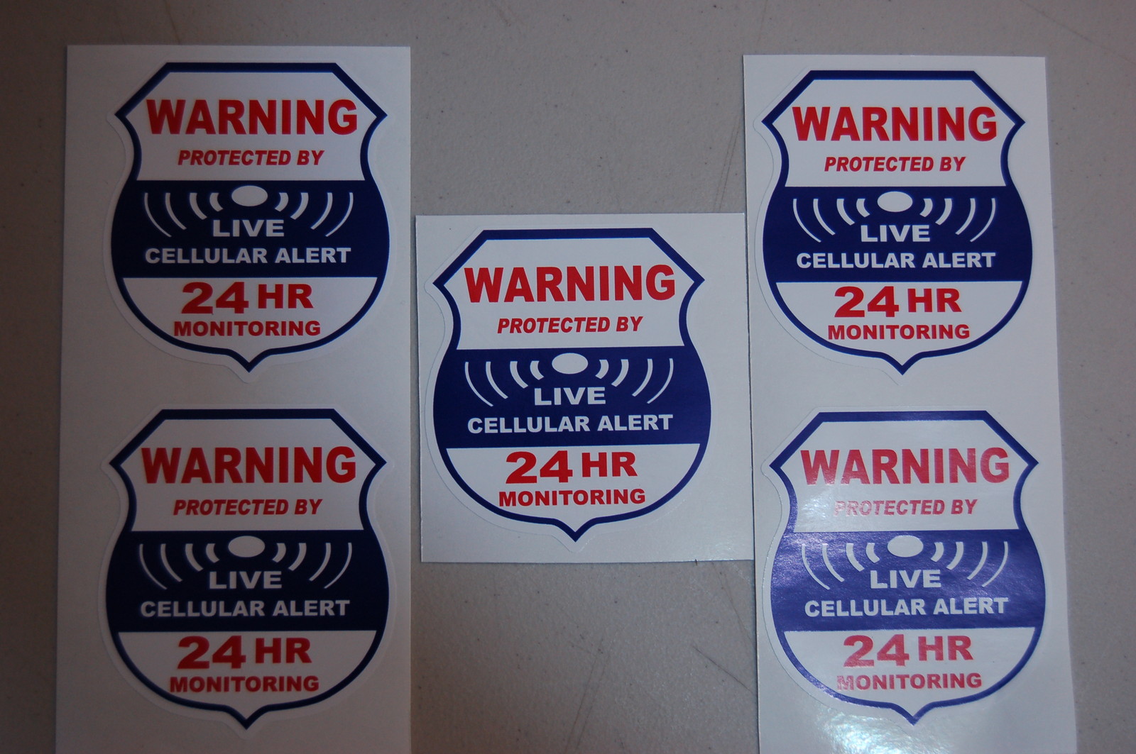 5 cellular alert live Home Alarm SECURITY SURVEILLANCE DECAL WINDOW ...