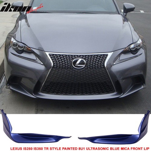 Fits 14-16 Lexus IS250 IS350 F Sport TRD Front Bumper Lip Splitters ...