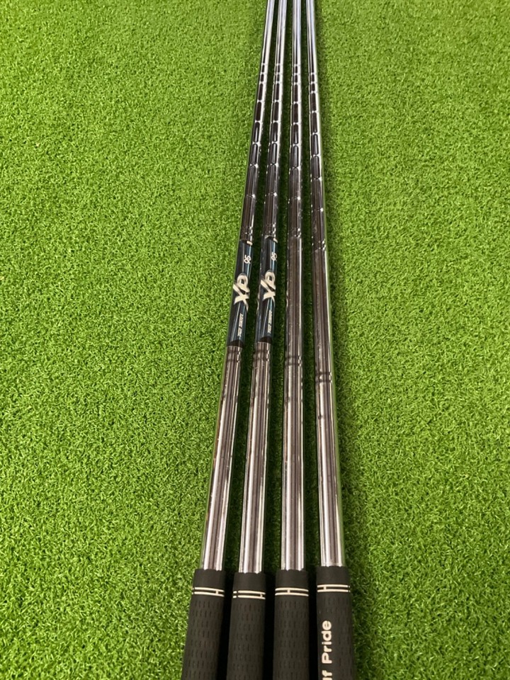 True Temper XP 95 S300 Stiff Iron Shaft Set Golf Irons Pull X4 34.5-37 ...