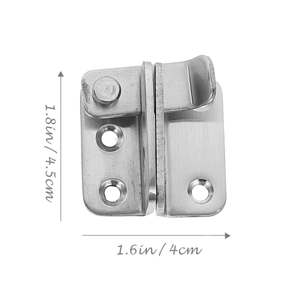 10 pcs Stainless Steel Gate Latches Flipping Latch Safety Door Bolt ...