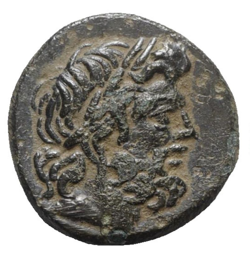 Ancient Greek Coin Amisos Pontos Times of Mithridates 85-65 BC Zeus ...