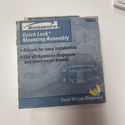 KENMORE Garbage Food Waste Disposer Quick Lock Mounting Assembly 60693 ...