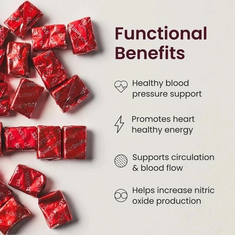 Human-N Super Beets / 60 count Pomegranate Chews for Heart Health | eBay