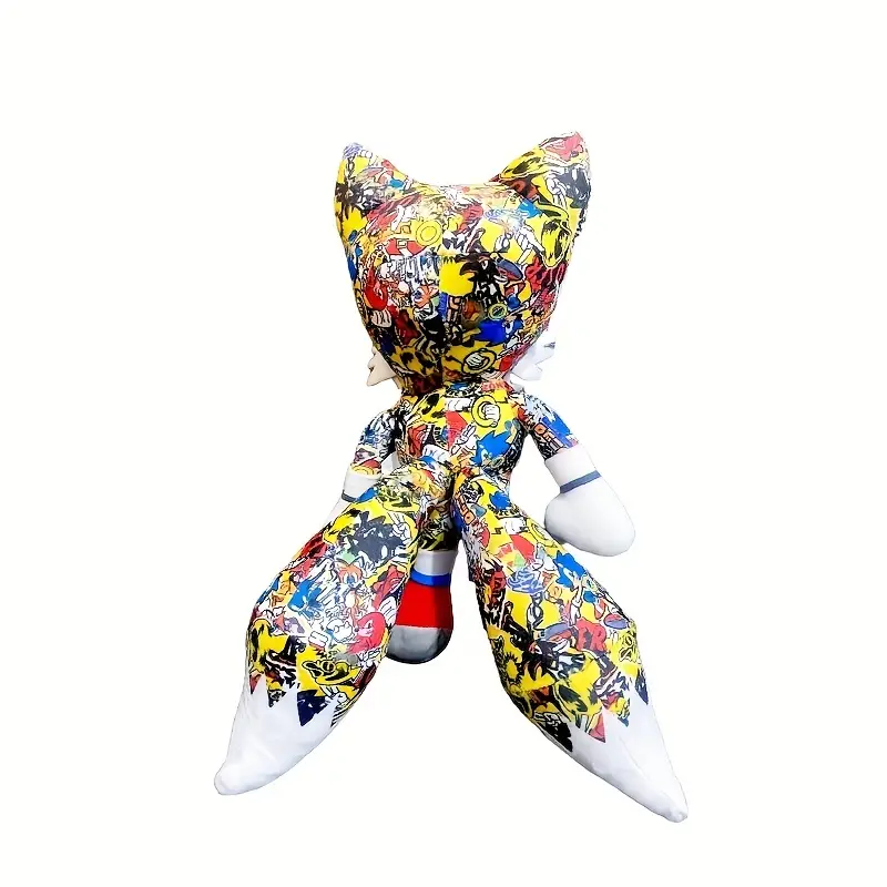 Tails 10-12" Graffiti Plush Plushie Unique Toy Gift - Sonic The ...