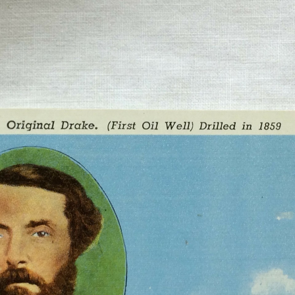 Vintage Postcard Colonel Drake Original Oil Well Drilled Titusville Pa ...