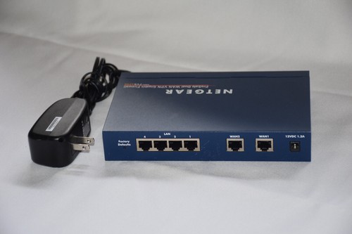 NETGEAR PROSAFE VPN FIREWALL 25 W/ 4 PORT GIGABIT LAN, DUAL WAN ...