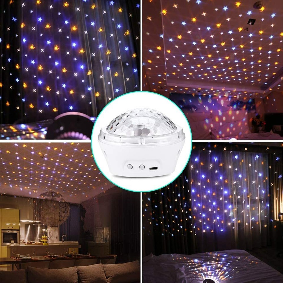 LED Star Night Light Projector Baby Kids Sleep Starry Night Lamp Room ...