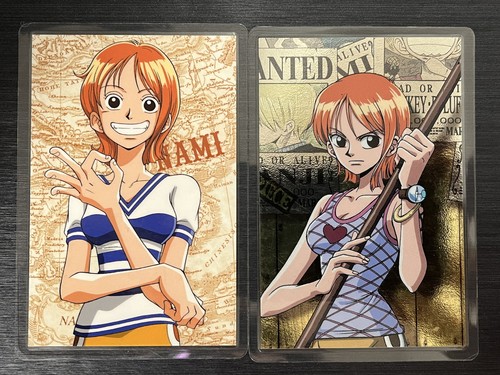 One Piece TV animation laminated card Nami 2 sheets | eBay