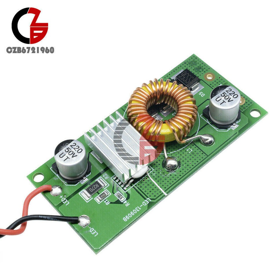 10W 20W 30W 50W Constant Current LED Driver DC12V to DC30-38V For High ...