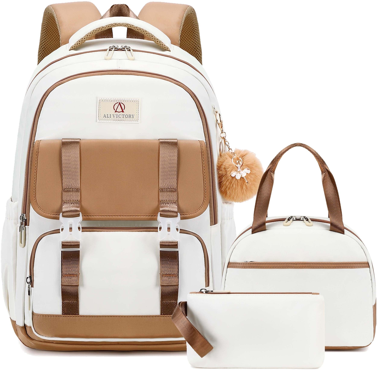 AO ALI VICTORY School Backpack for Girls Women 15.6 Inch Laptop ...