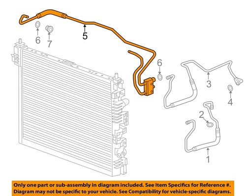 GM OEM 18-23 Equinox,Terrain Cooling Trans Oil Cooler Lines-Pipe Assy ...