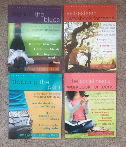 HUGE LOT Depression Anxiety Self-Esteem Social Media Self Help ...