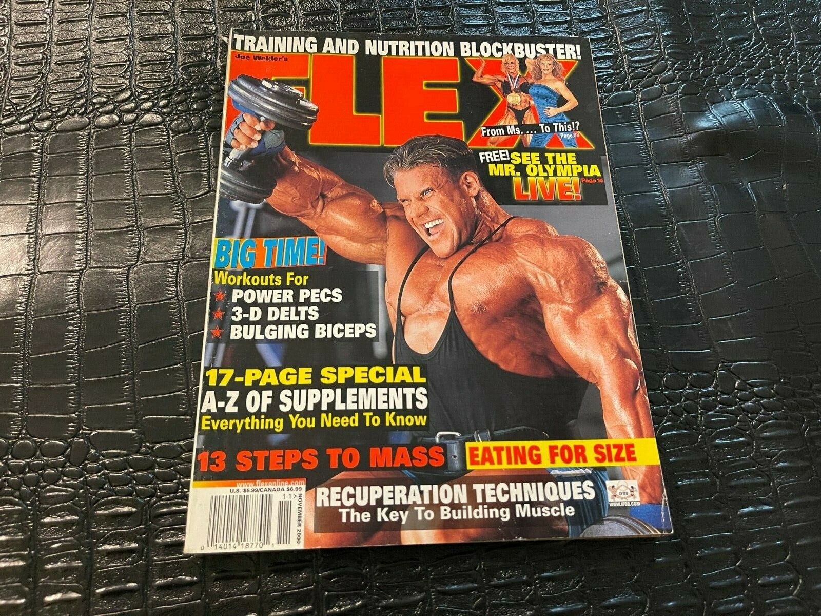 NOV 2000 FLEX body building magazine | eBay