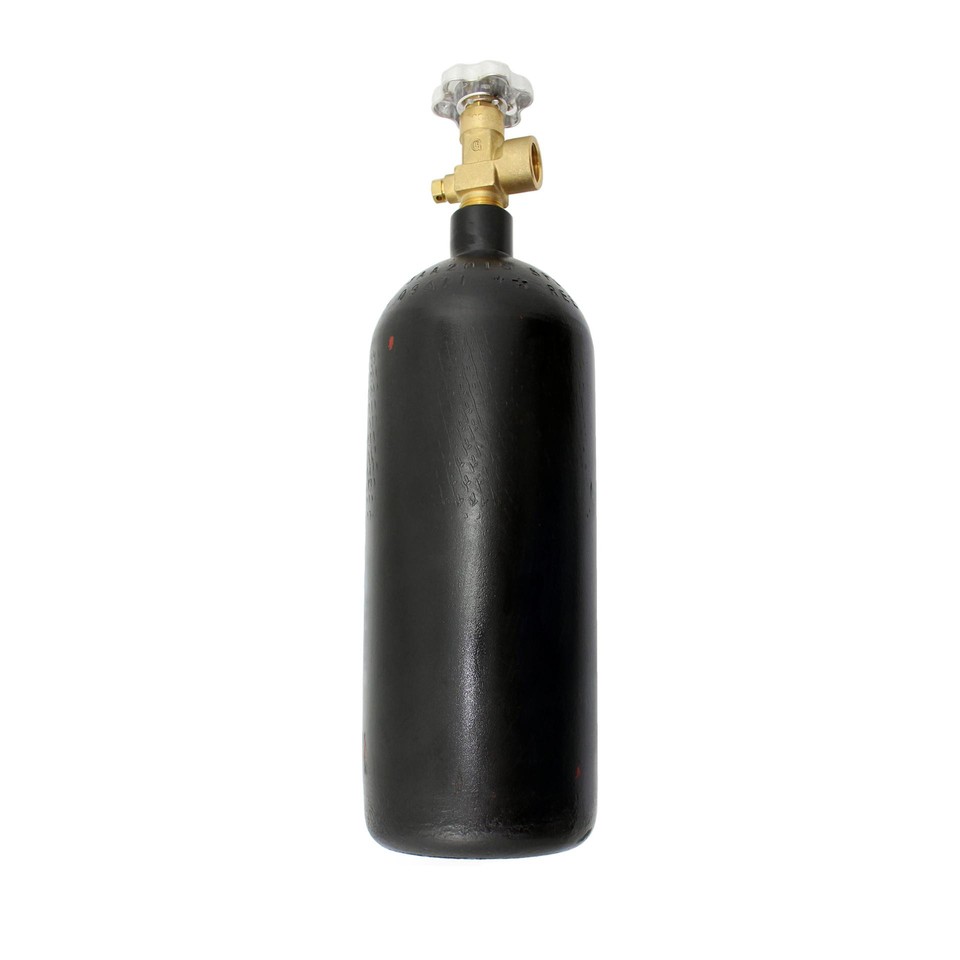 Uniweld Nitrogen Tank N20 (Black 20cu.Ft) 12.7lbs, diameter 5.25 in and ...