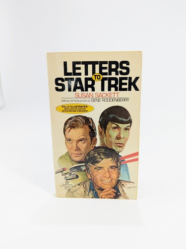 Letters to Star Trek Vintage 1977 Paperback Book Susan Sackett 1st ...