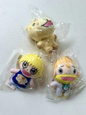 Lot of 3 Zatch Bell Makoto Raiku Exhibition Plush Doll Mascot Keychain ...