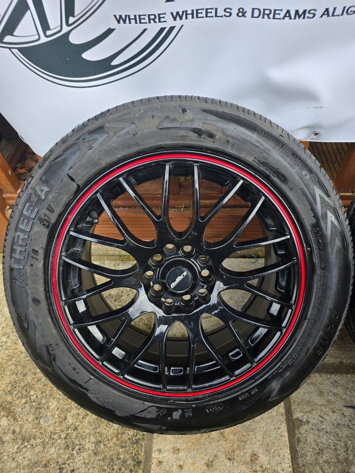 16" CALIBRE MOTION 2 ALLOY WHEELS 5x100/112 ET 35 7J SKODA VW AUDI SEAT ...