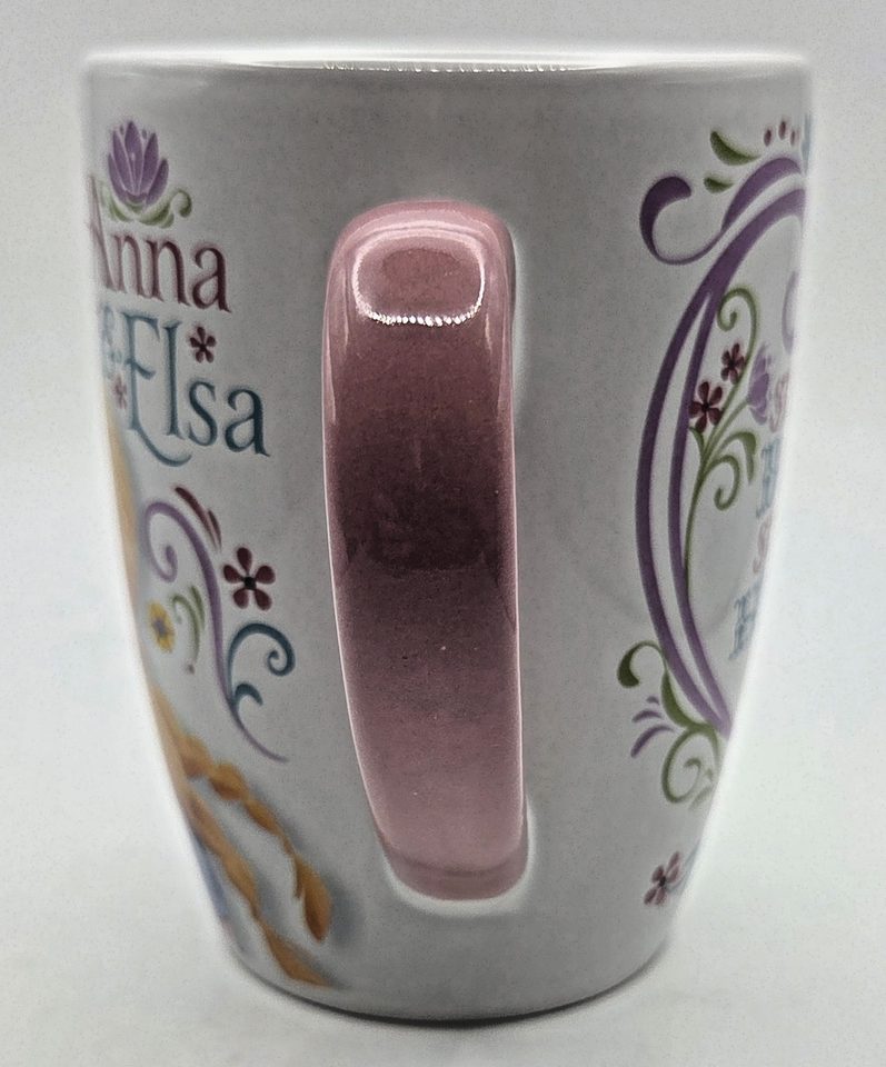 Disney Frozen Elsa and Anna Ceramic Mug Cup Strong Bond Strong Heart | eBay