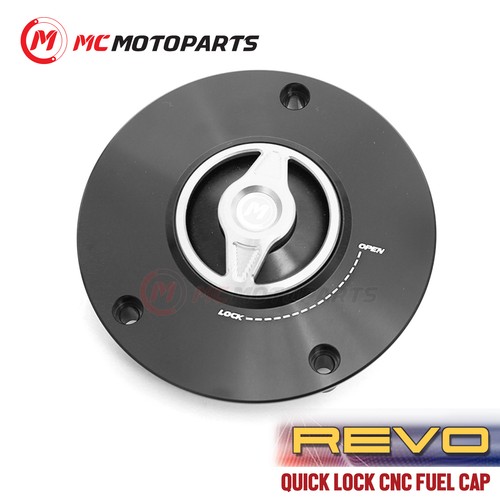 REVO Silver Quick Lock Fuel Cap For GSF 1250 FA Bandit 10 11 12 13 14 ...