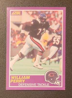 1989 Score Supplemental FB #396S William "Refrigerator" Perry card ...