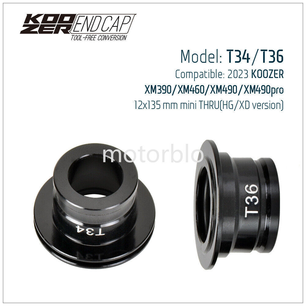 KOOZER MTB Hub End Cap Adapter for 2023 XM490/XM490pro/460/450/360 | eBay