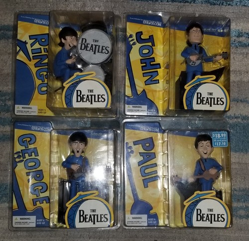 2004 Mcfarlane Fab 4 The Beatles Cartoon Series Complete Set. Read ...