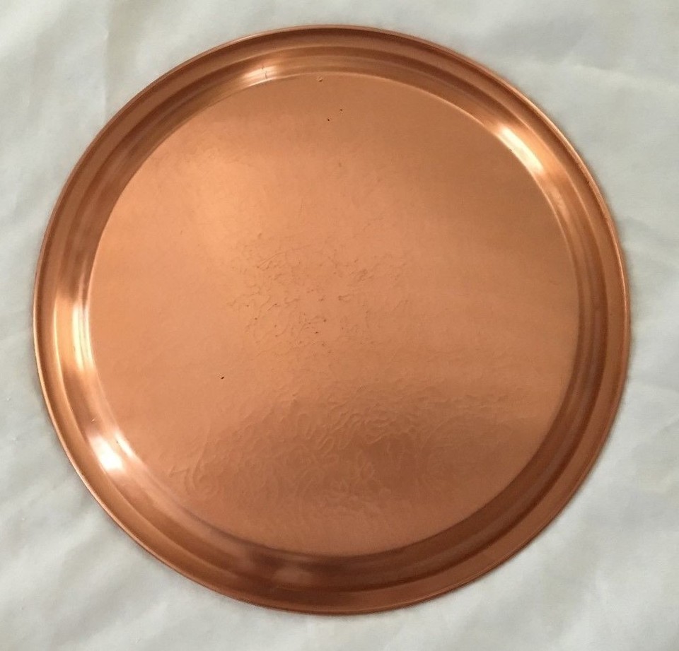 Copper 12" Pan Platter | eBay