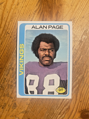 1978 Topps Alan Page Football Card – Vikings - #406 / Ex/Near Mint ...