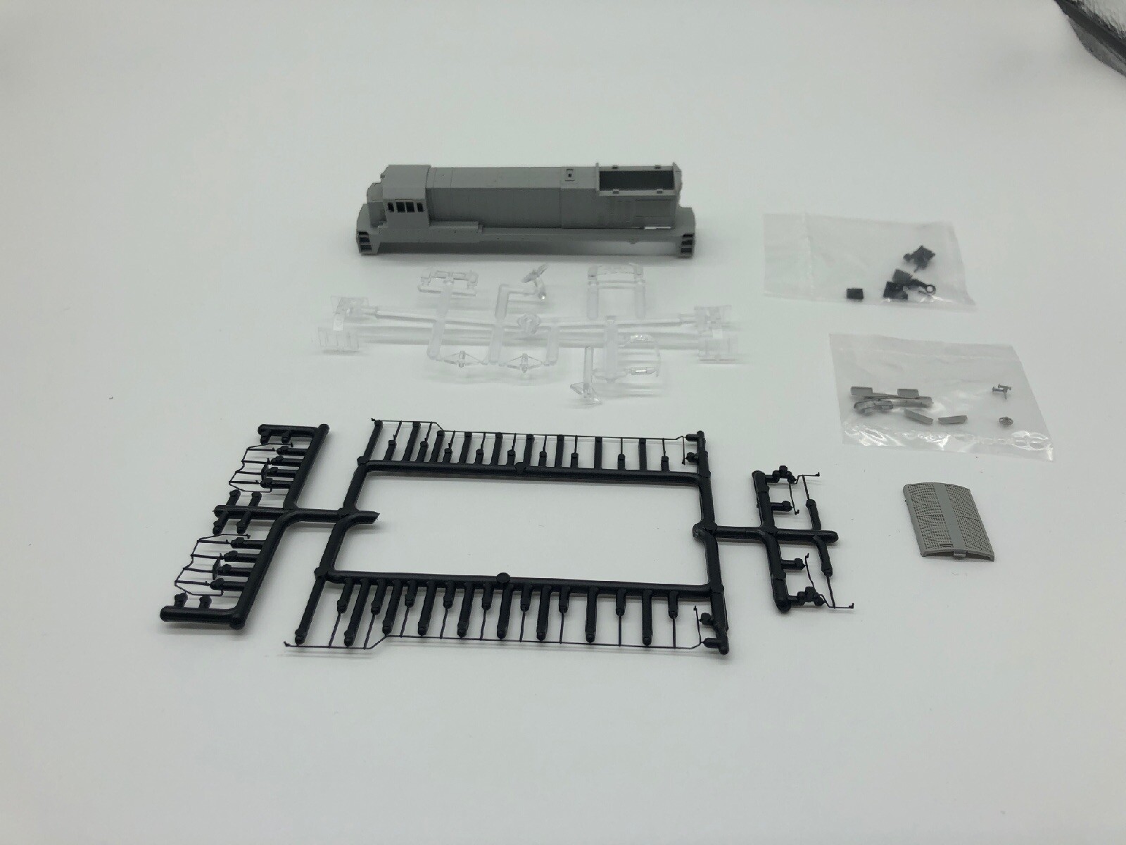 Atlas N B30-7 ASM PROT H/L Low Markers Body Shell Needs Assem Undec ...