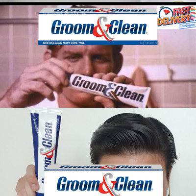 4 Pck. Groom&Clean Greaseless Hair Control,Odorless,Natural Hold ...