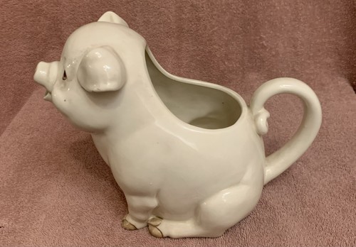 Vintage Ceramic Pig Pitcher Jug 8” Pig QQ | eBay