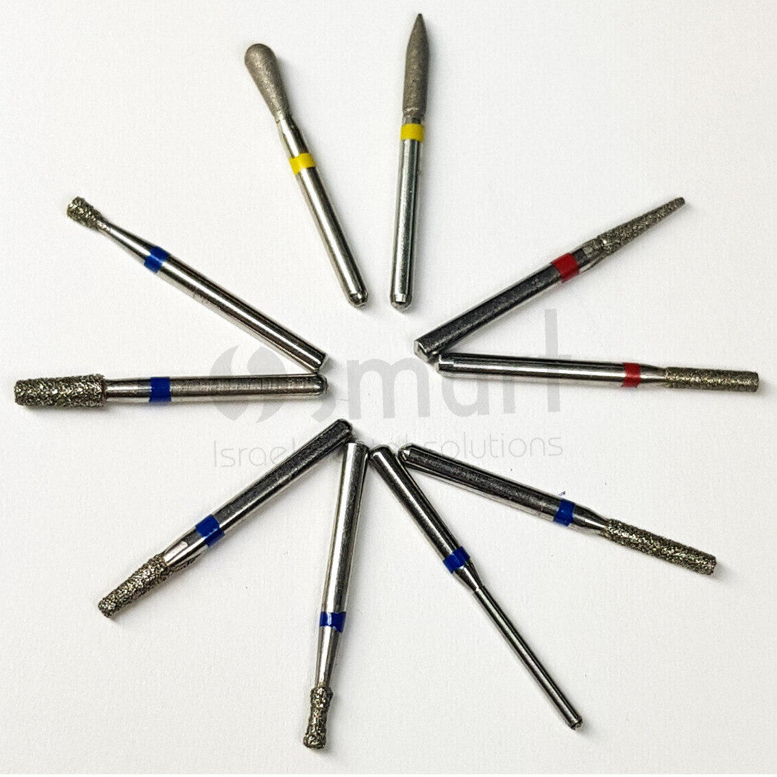 LOTx5 Dental FG Diamond burs set kit 10 pcs inlay onlay preparation ...