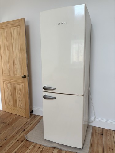Bush BFFF60 Retroeffc fridge freezer tall cream | eBay