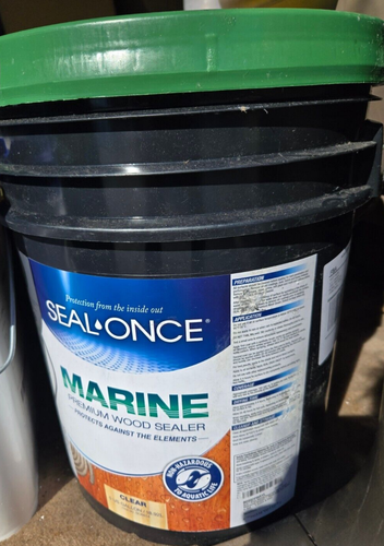 SEAL-ONCE Penetrating Wood Sealer - Clear, 5 Gallon (8614) for sale ...